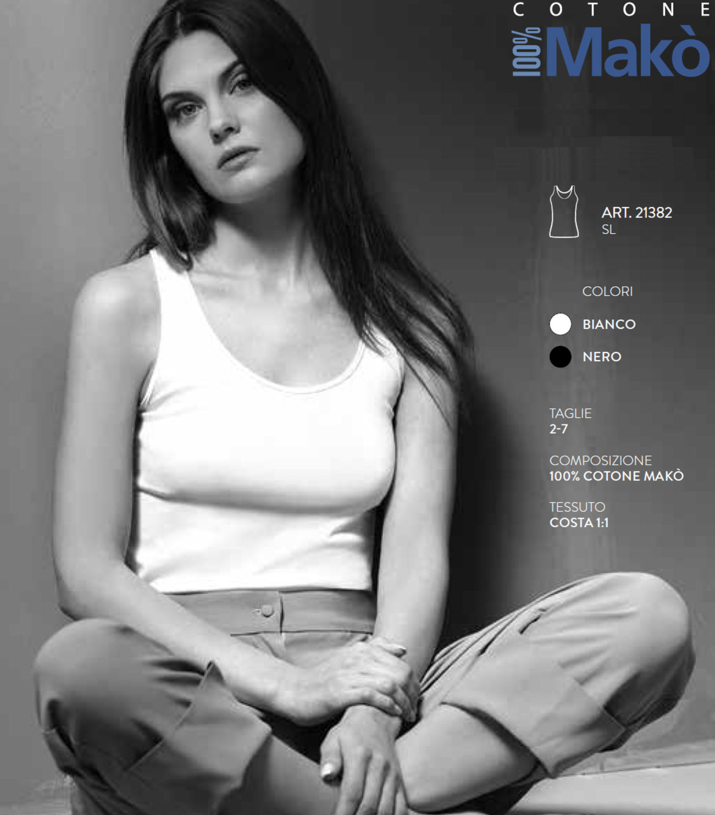 CAMICIOLA DONNA S/L 21382 EMMEBIVI | Ingrosso MAGLIE INTIME DONNA ...