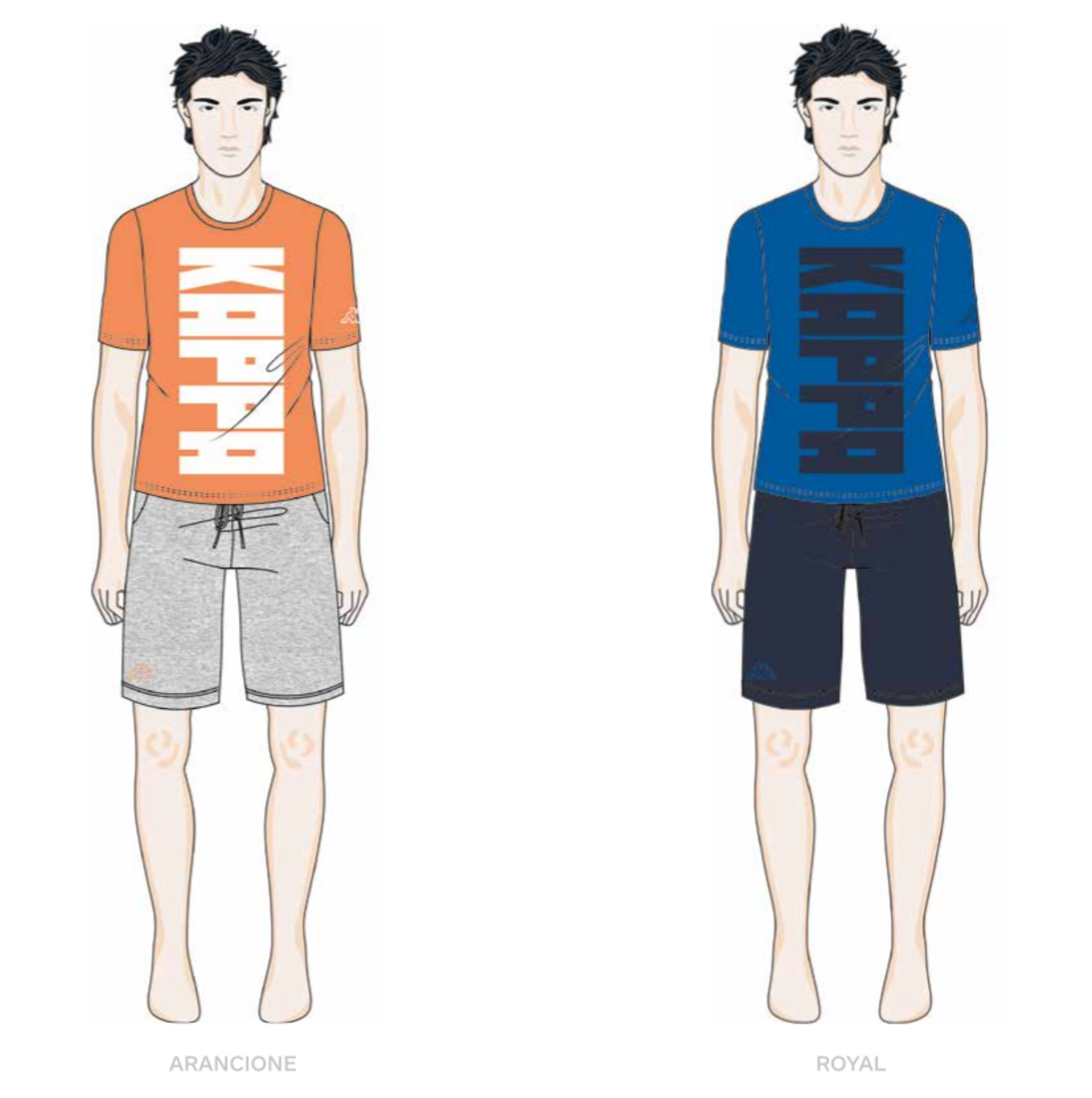 COMPLETO INTIMO UOMO M/M KMS24063 KAPPA | Ingrosso MAGLIE INTIME UOMO ...