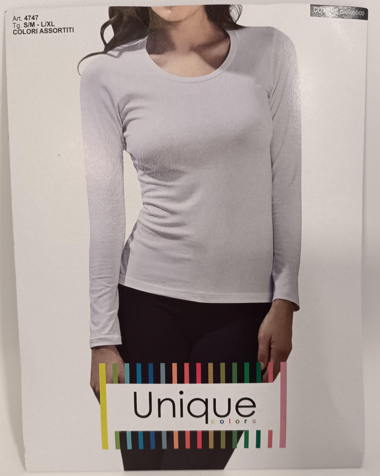 CAMICIOLA DONNA M/L 4747 UNIQUE | Ingrosso MAGLIE INTIME DONNA ...