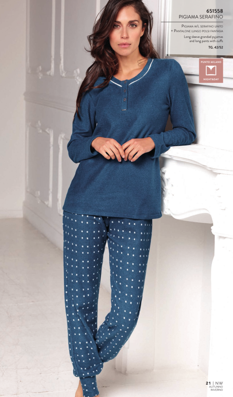 PIGIAMA SERAFINO DONNA M/L 651558 LORMAR | Ingrosso PIGIAMI DONNA | Tellini S.r.l. Ingrosso ...