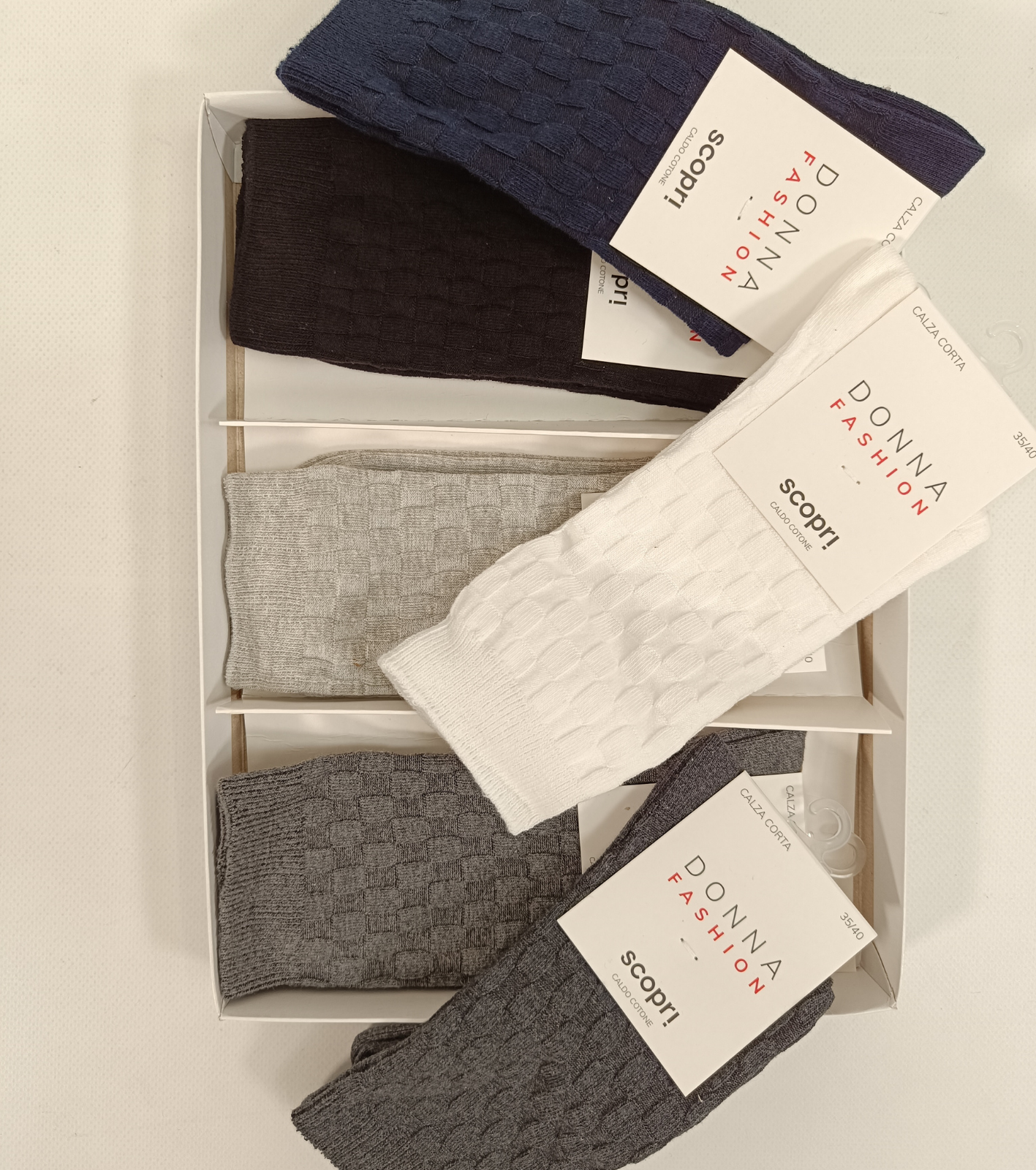 CALZINO CORTO DONNA CLOE SCOPRI | Ingrosso CALZE E COLLANT DONNA ...