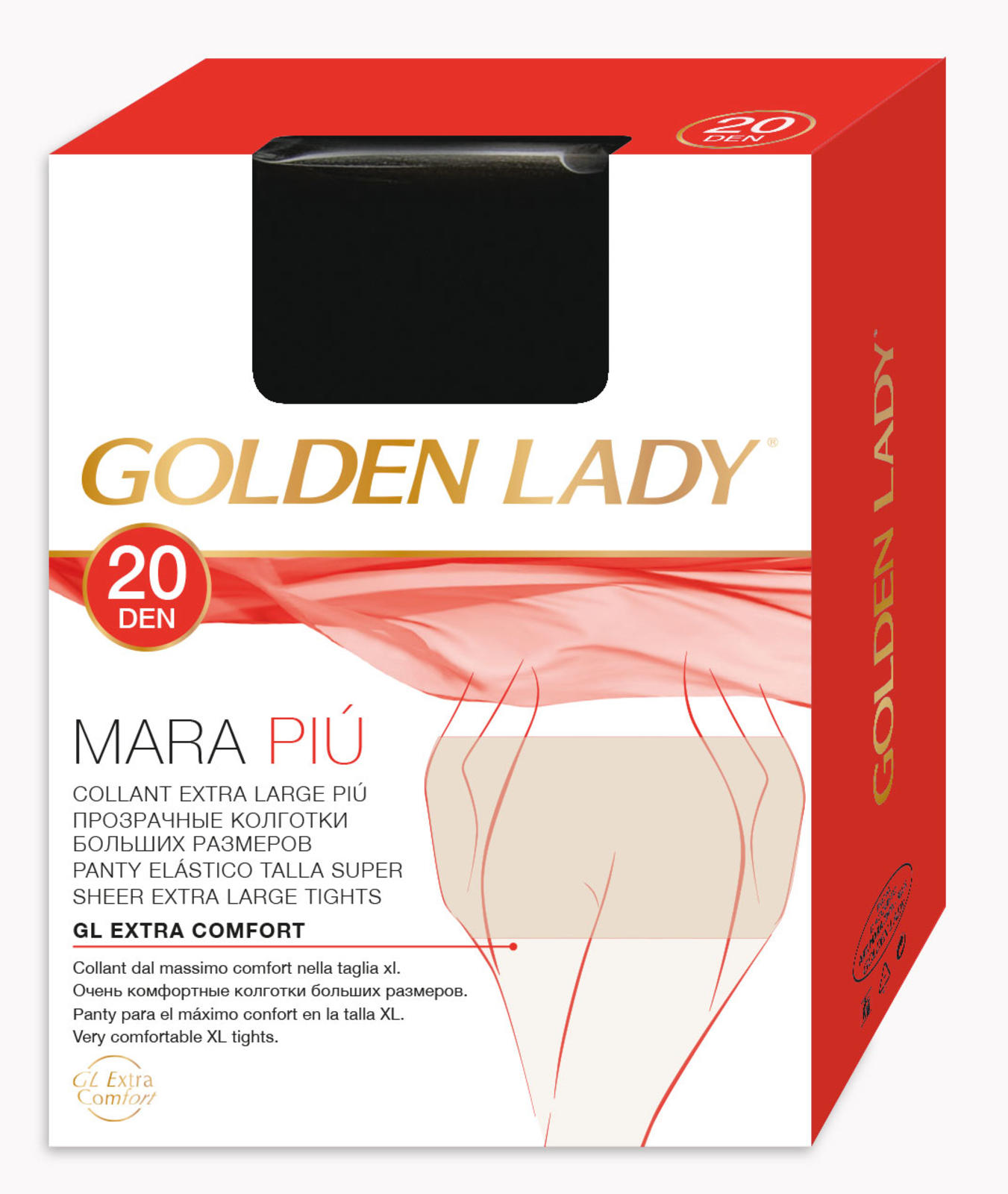 COLLANT DONNA MARA PIU' XXL 110VVV GOLDEN LADY | Ingrosso CALZE E ...