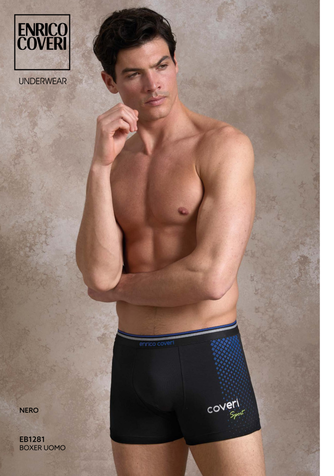 BOXER UOMO EB1281 ENRICO COVERI | Ingrosso SLIP E BOXER UOMO | Tellini S.r.l. Ingrosso Abbigliamento