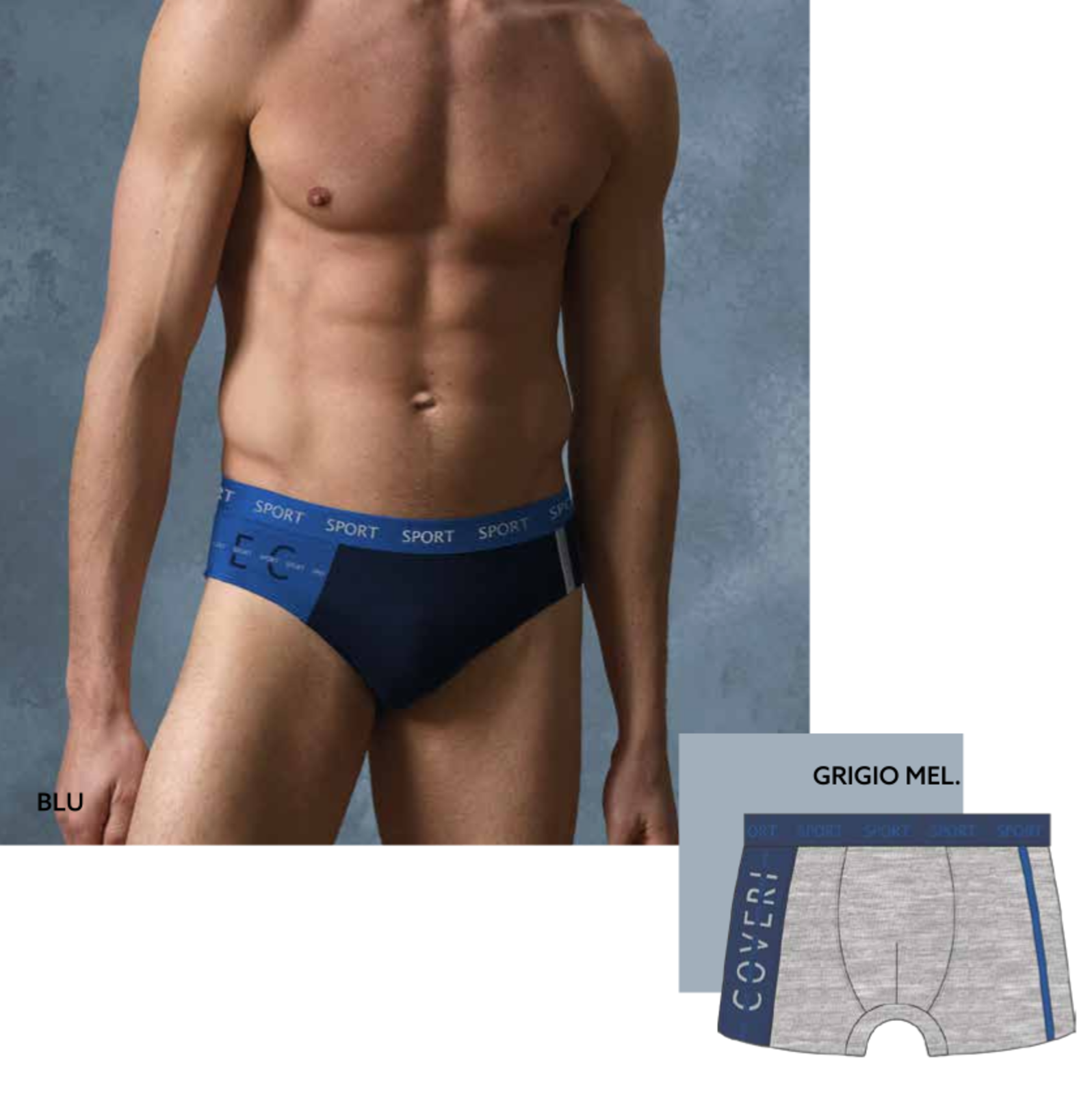 BOXER UOMO EB1292 ENRICO COVERI | Ingrosso SLIP E BOXER UOMO | Tellini S.r.l. Ingrosso Abbigliamento