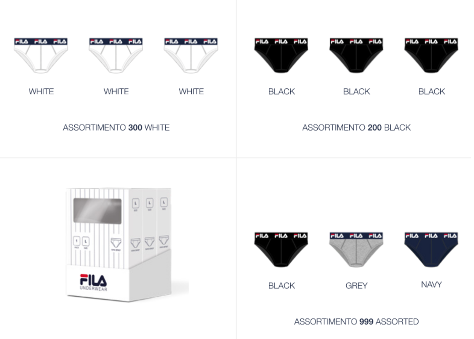 SLIP UOMO FU5233 FILA | Ingrosso SLIP E BOXER UOMO | Tellini S.r.l ...