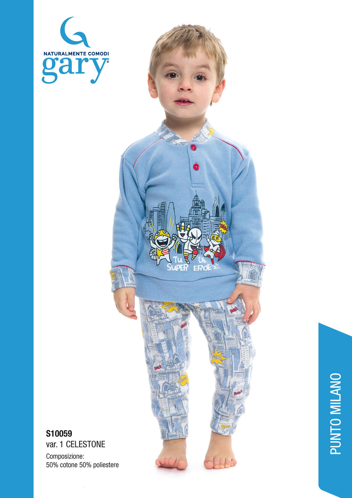 PIGIAMA NEONATO M/L S10059 GARY | Ingrosso PIGIAMI 0/16 ANNI | Tellini ...