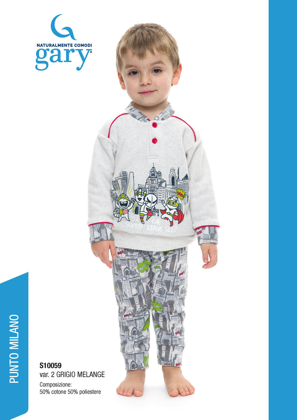 PIGIAMA NEONATO M/L S10059 GARY | Ingrosso PIGIAMI 0/16 ANNI | Tellini ...