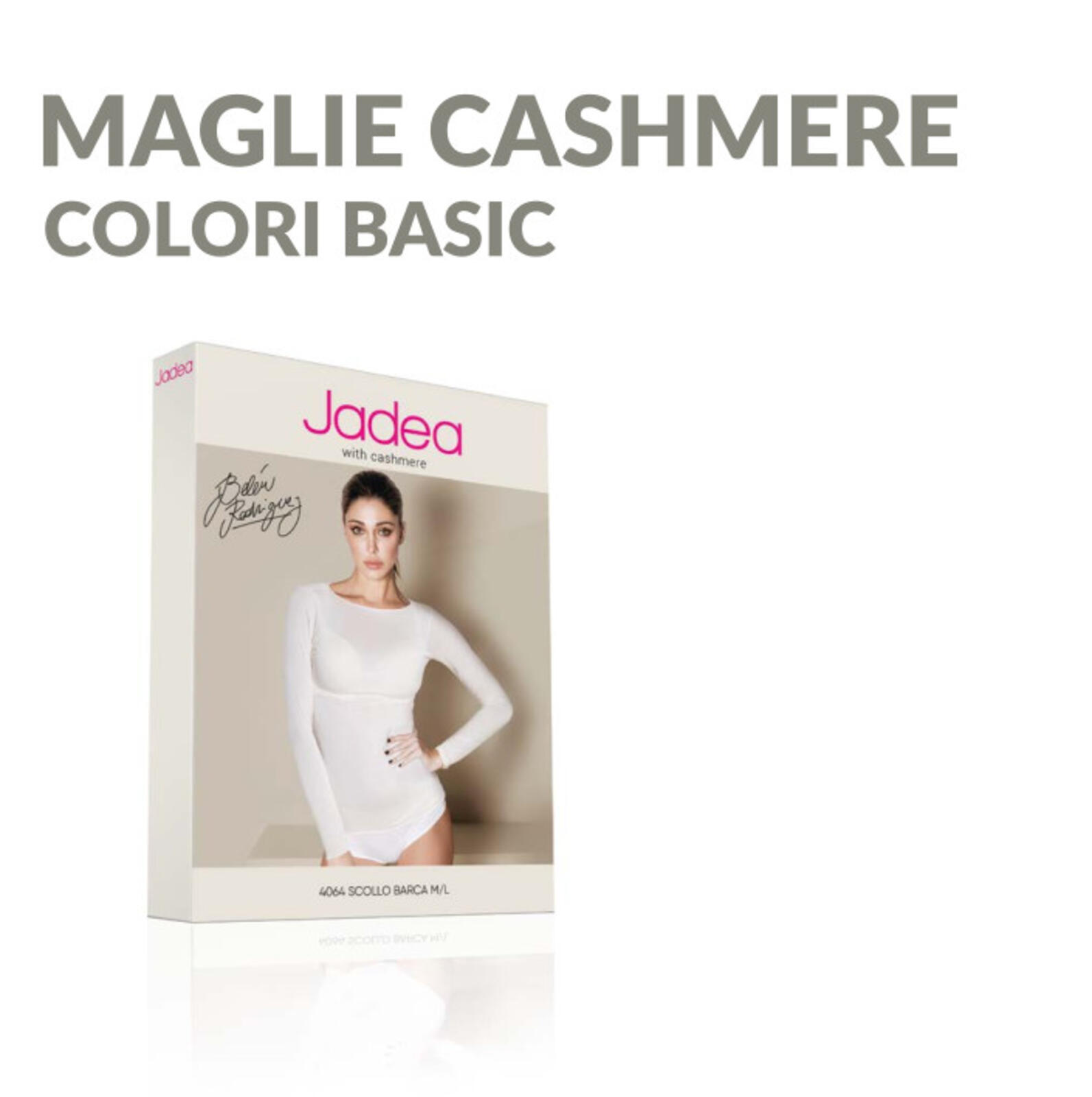 MAGLIA DONNA M/M 4065 BASIC CASHMERE JADEA | Ingrosso MAGLIE INTIME DONNA | Tellini S.r.l ...