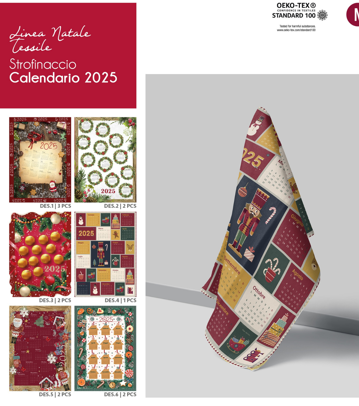 STROFINACCIO NATALE CALENDARIO 2025 50X70 LOVELY HOME | Ingrosso CASA ...
