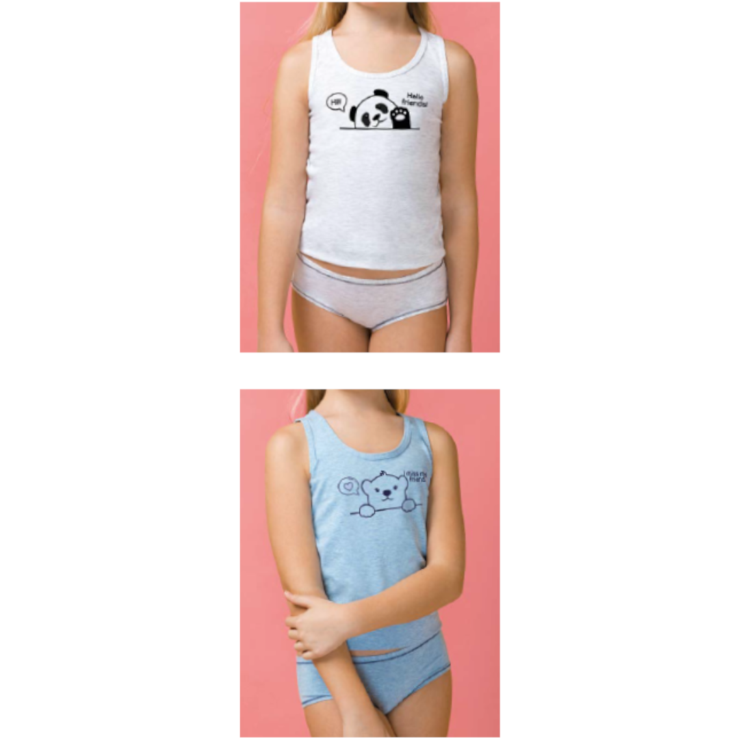 Completo Intimo Bambina 378 Tellini Srl Eshop