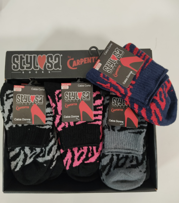 CALZINO DONNA W754 DIAMANTE STYLOSA | Ingrosso CALZE E COLLANT DONNA ...